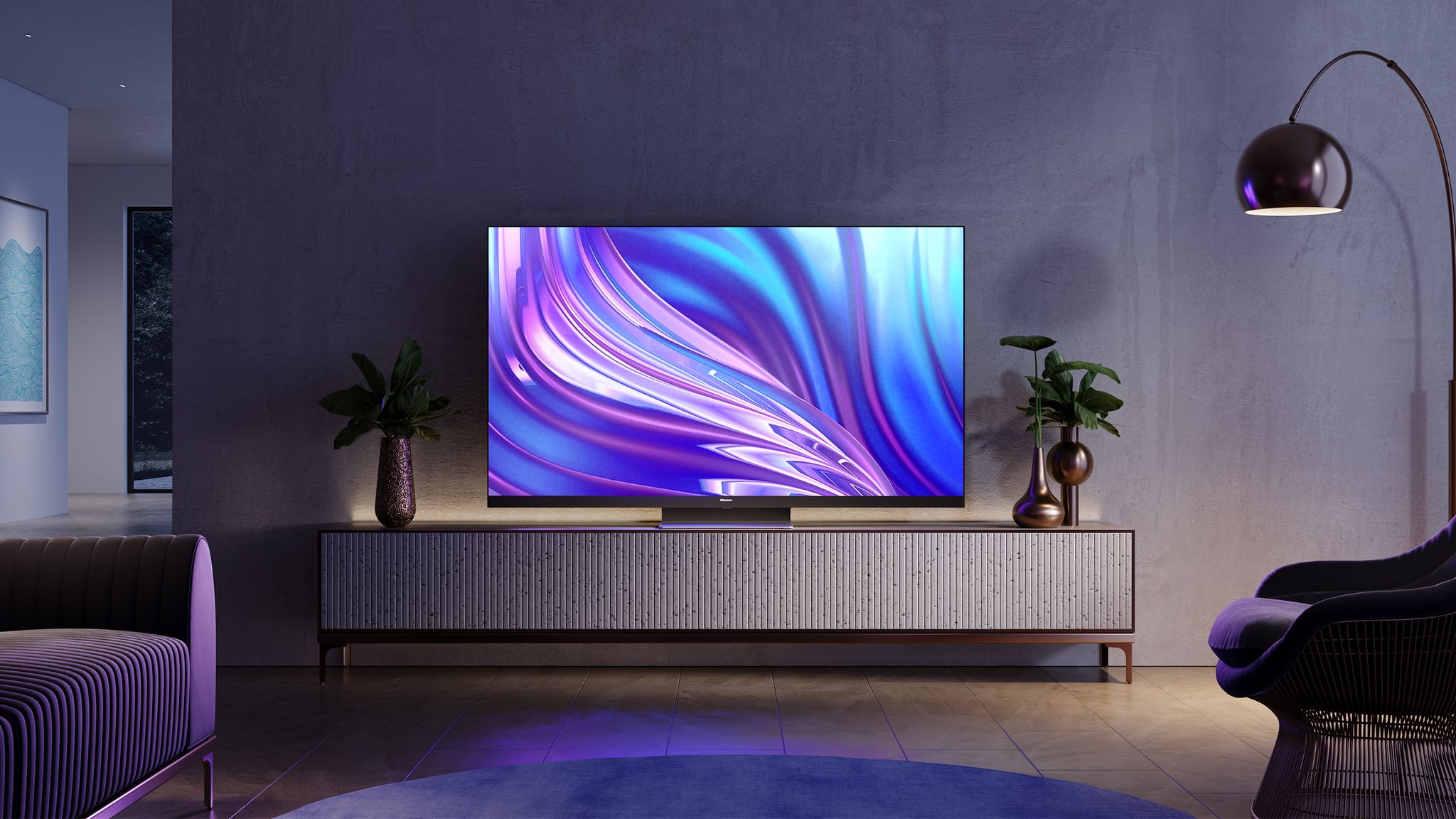 Hisense 75U8HQ tv - Slimster