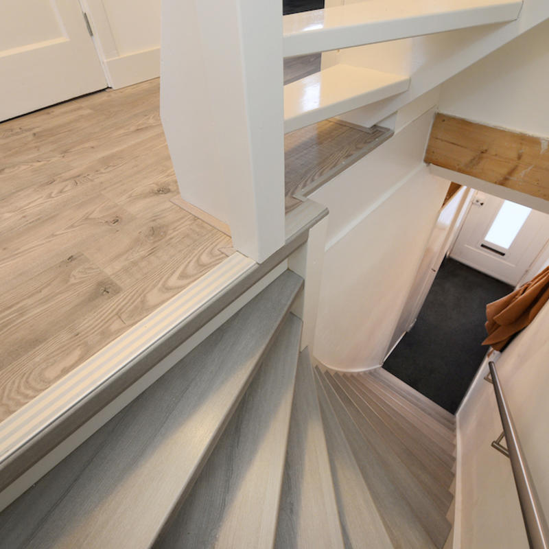 Trap bekleden pvc | Kosten pvc trapbekleding | Slimster